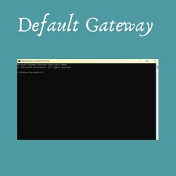 1 Alarming way to the default gateway